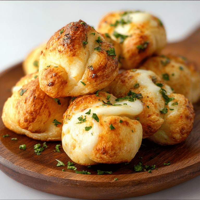 Cheese Filled Garlic Knots