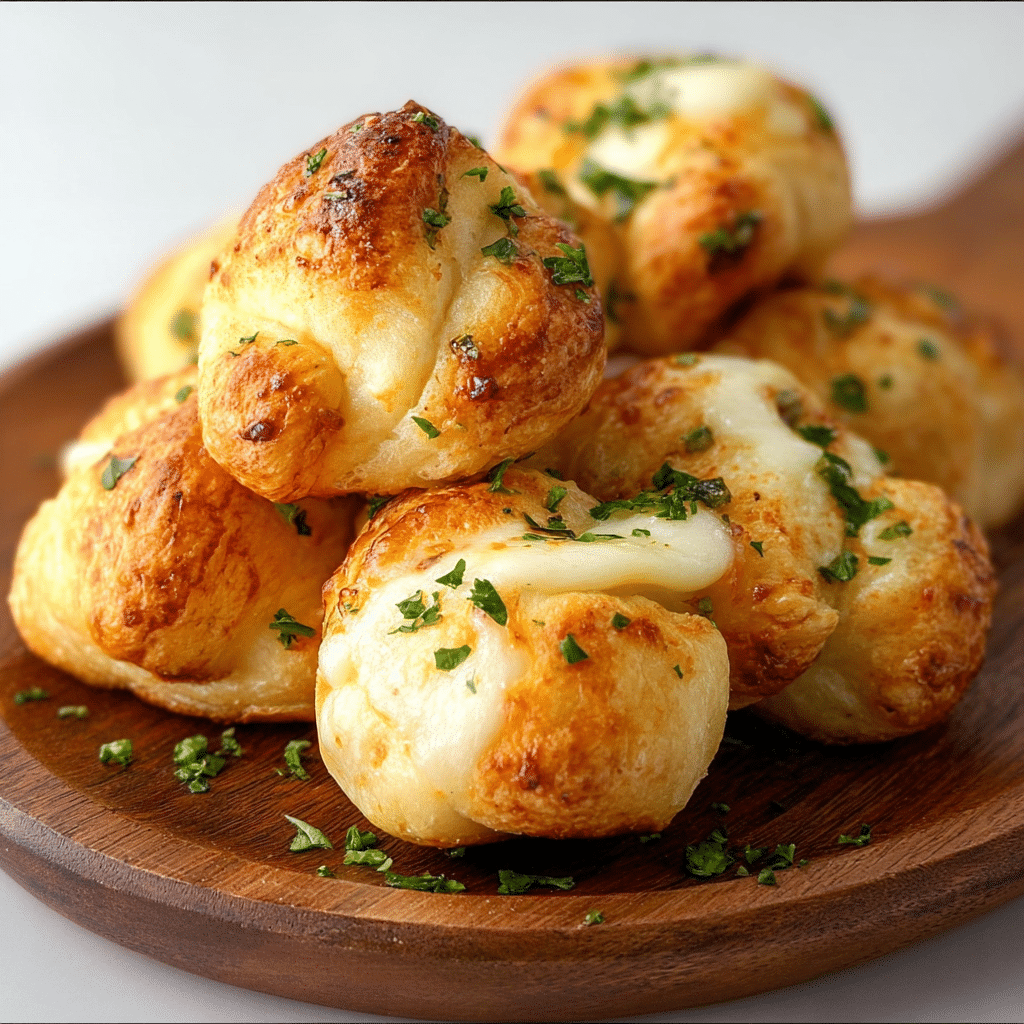 Cheese Filled Garlic Knots