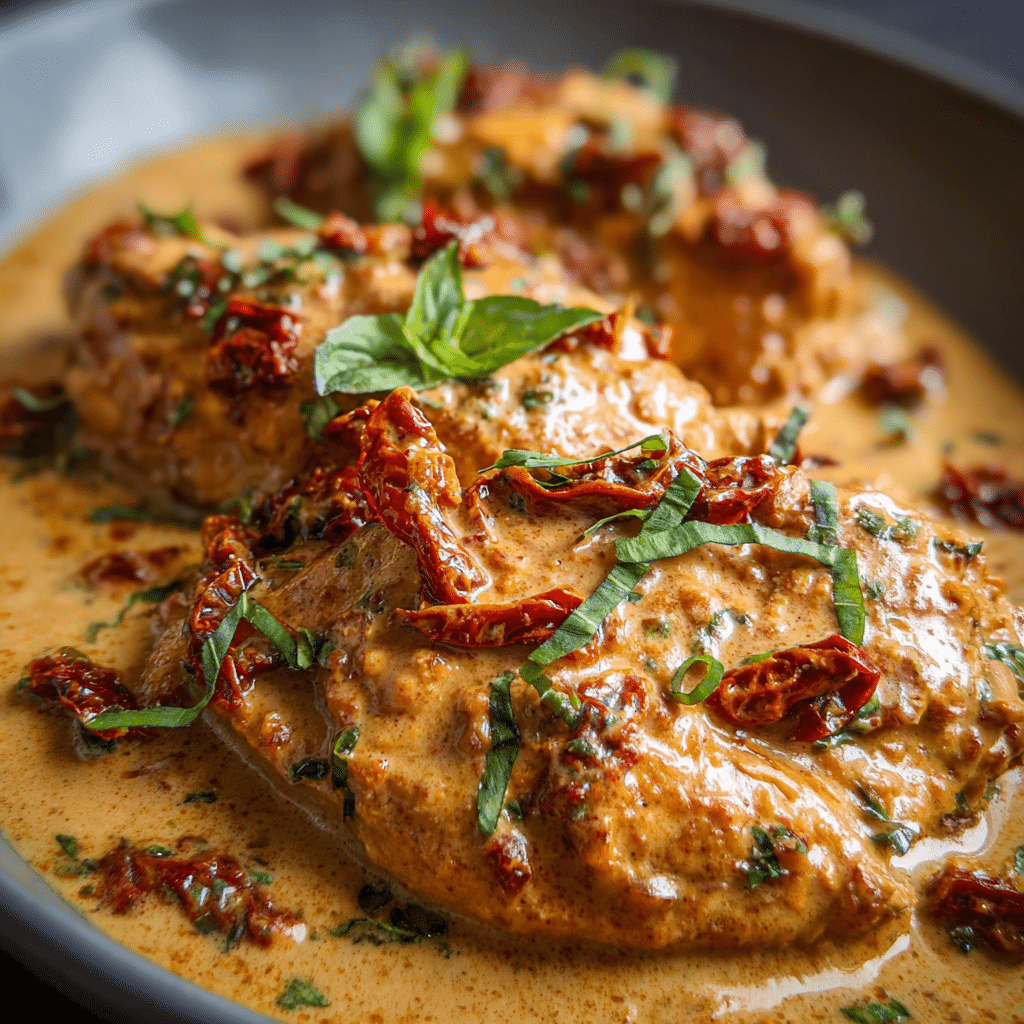 Creamy Sun-Dried Tomato Garlic Chicken