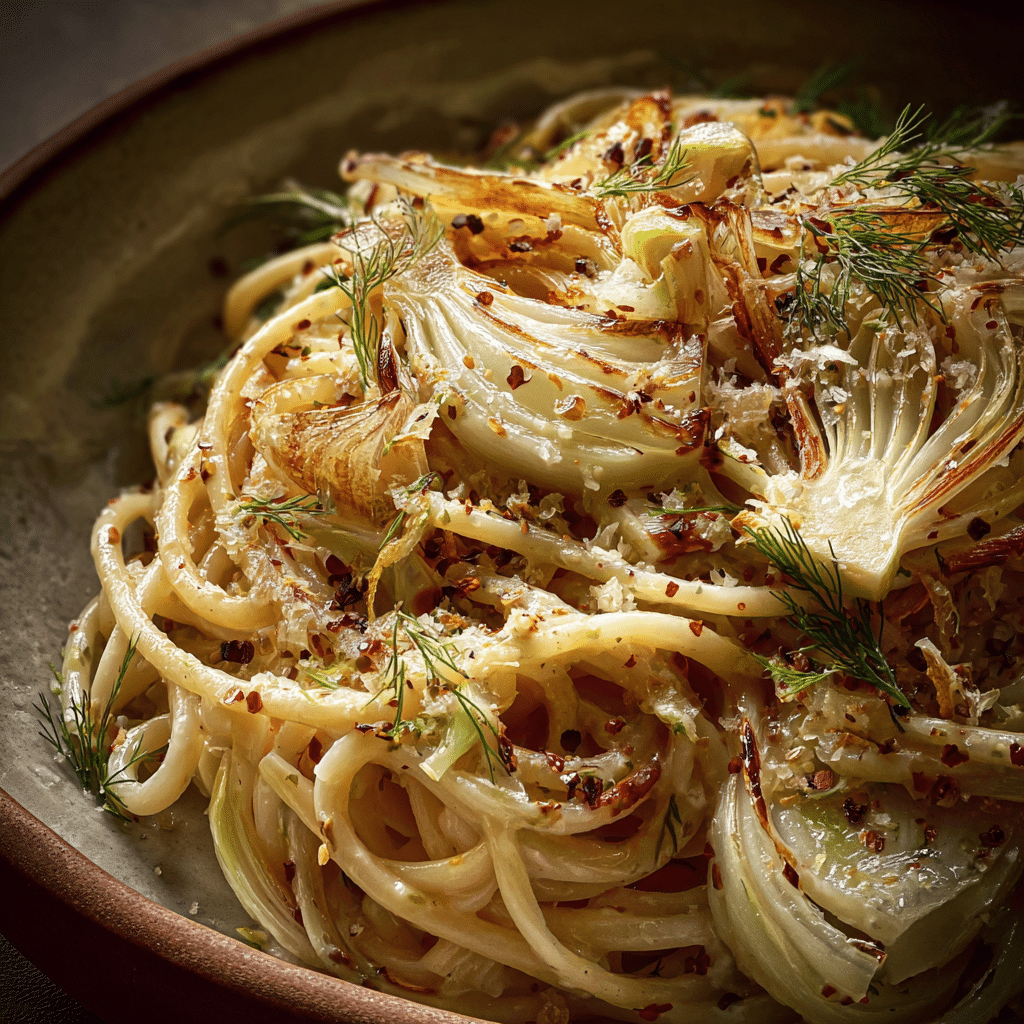 Pasta with Roasted Fennel