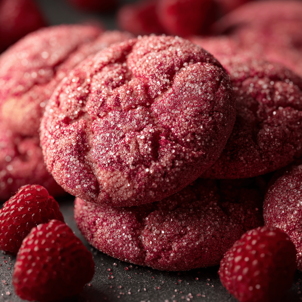 Sweet Raspberry Sugar Cookies
