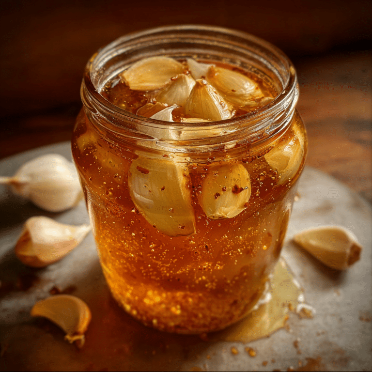 Fermented Garlic Honey